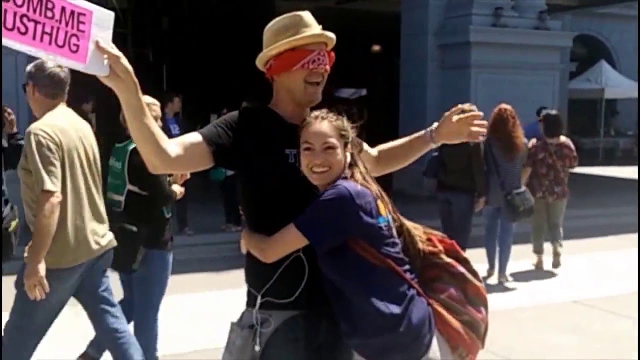San Francisco #trusthug FREE HUGS with Hugging America! The Hug Church ...