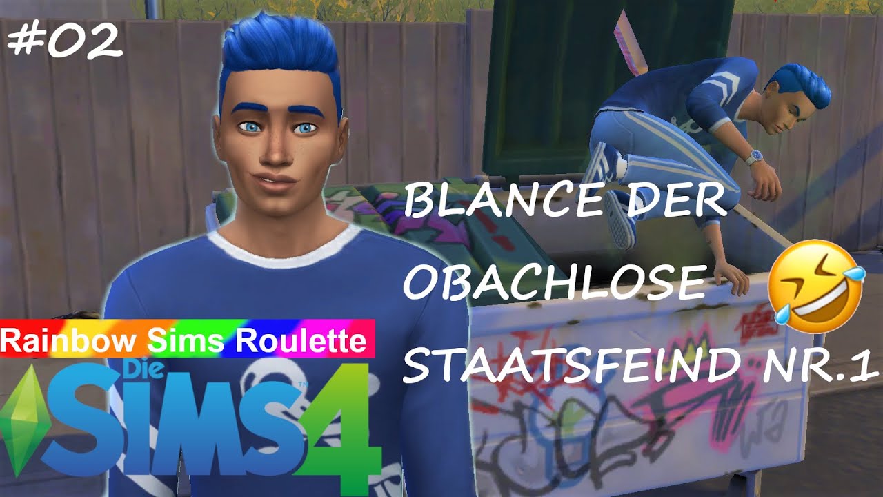 BLANCE DER OBDACHLOSE STAATSFEIND NR.1 /JUL HELLCAT /Rainbow Sims ...
