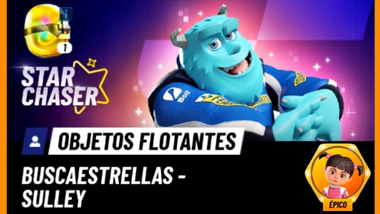 BUSCA ESTRELLAS SULLEY - DISNEY SPEEDSTORM + COMPLETO - ESPAÑOL - YouTube