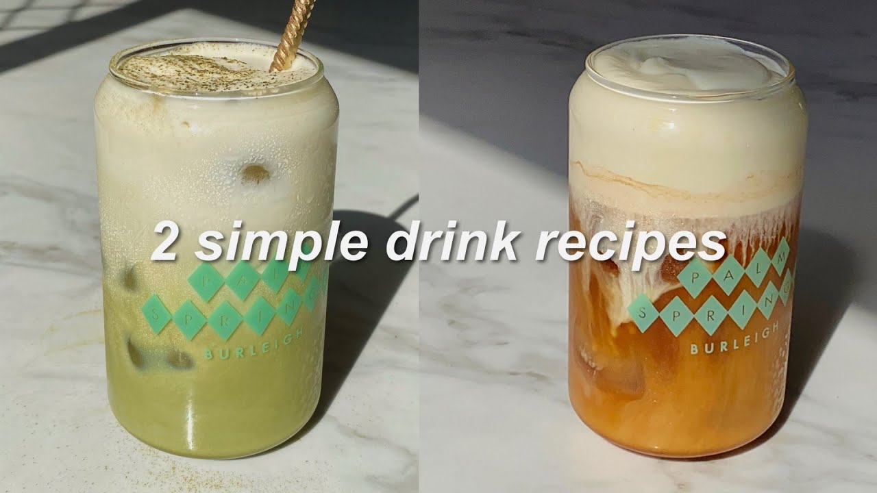 2 simple drink recipes !! - YouTube