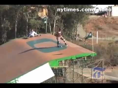 BOB BURNQUIST : WORLD'S LARGEST SKATEBOARD RAMP - YouTube