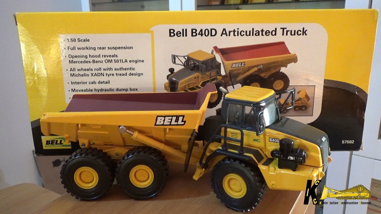 Dumper BELL B40D ADT 1:50 by Norscot Model Review - YouTube