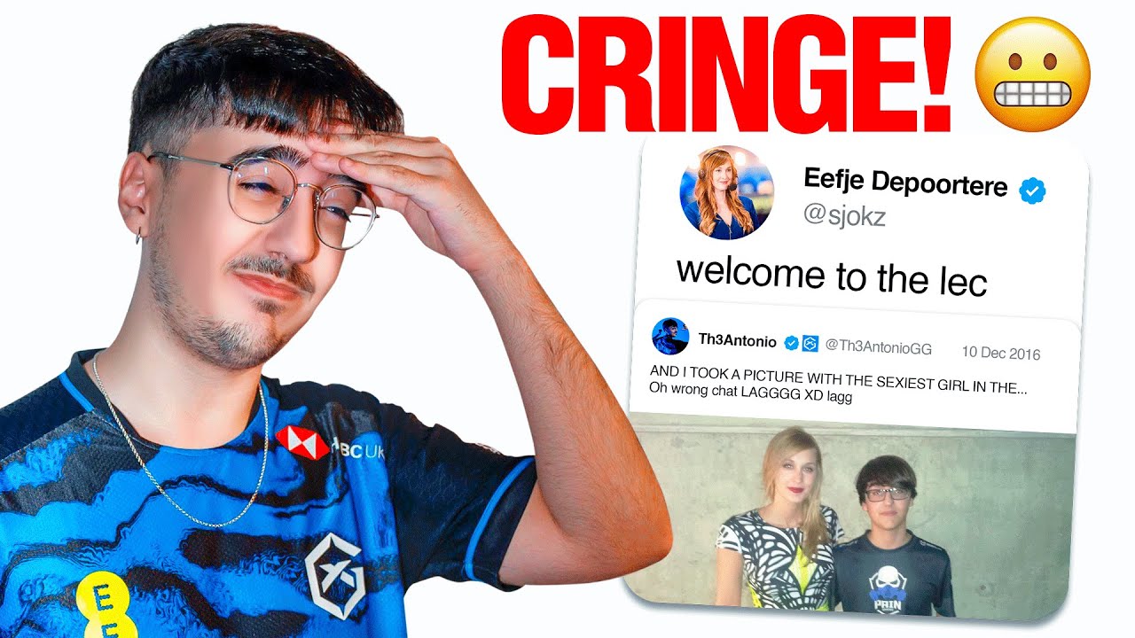 PRO GAMER REACTS TO CRINGE TWEETS - YouTube