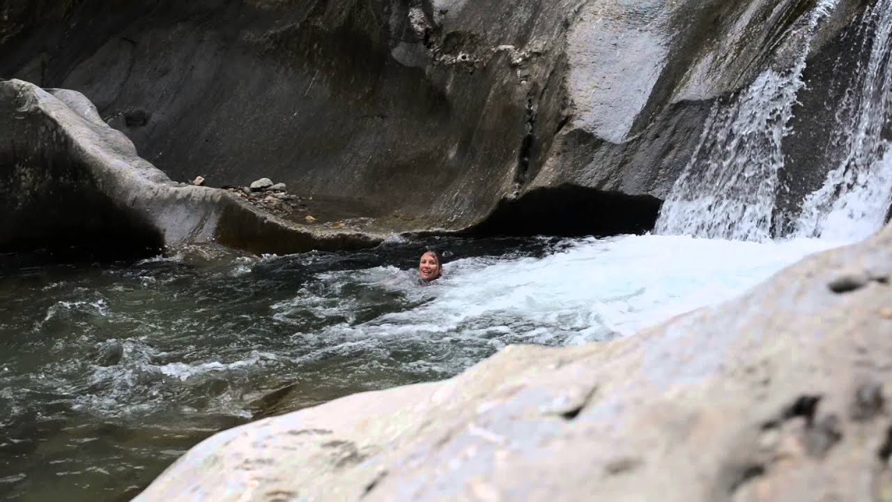 Warren Falls Slide in Vermont - YouTube