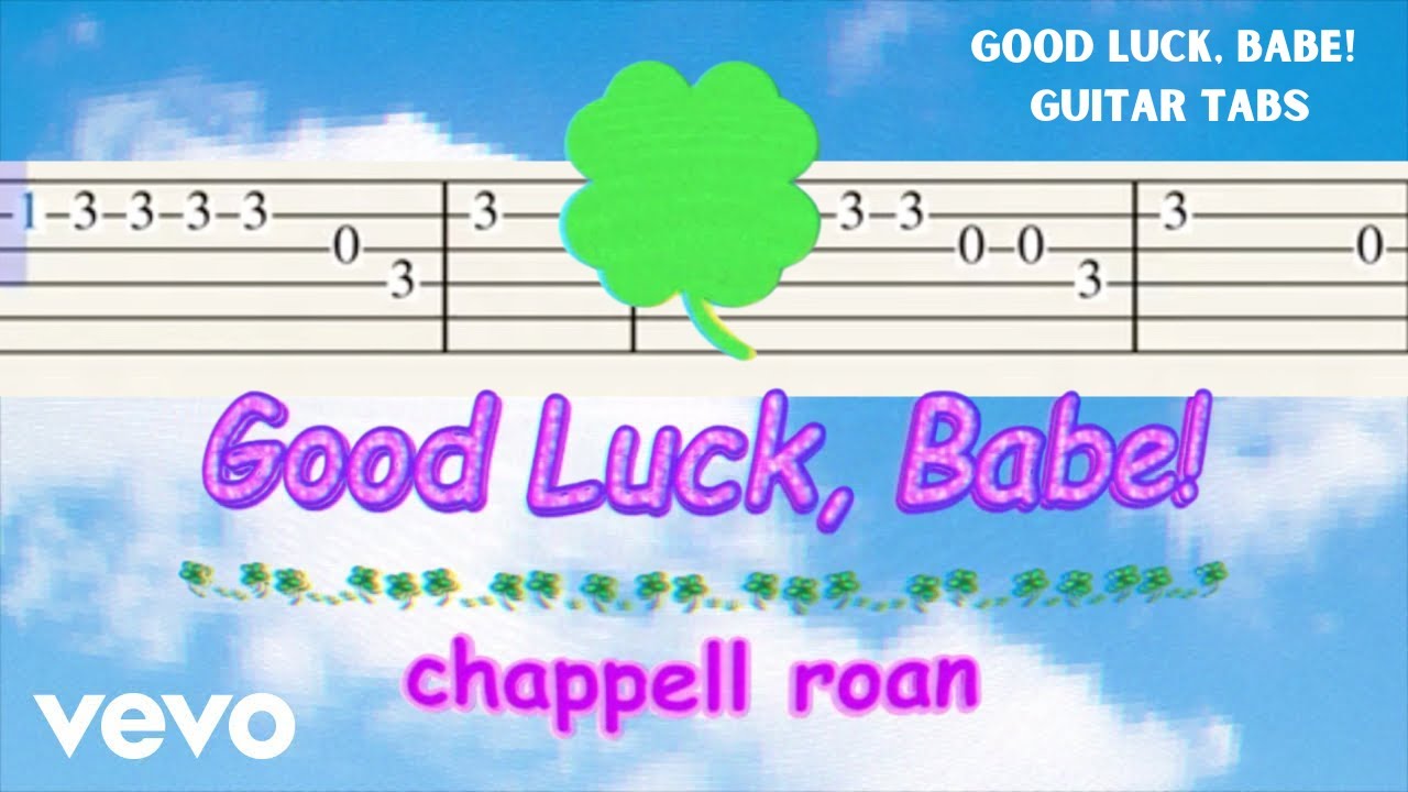 Good Luck Babe Chappell Roan Guitar Tabs - YouTube