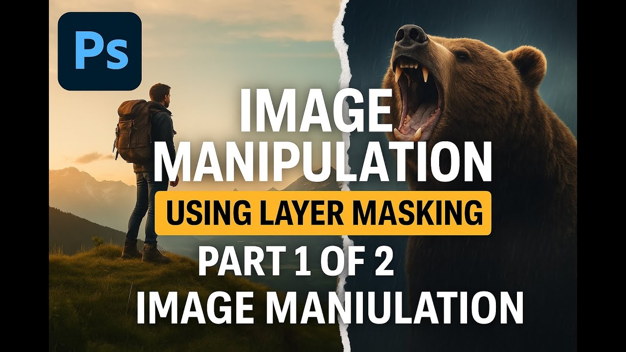 Photoshop Hindi Tutorial Part 1: Image Manipulation Using Layer Masking ...
