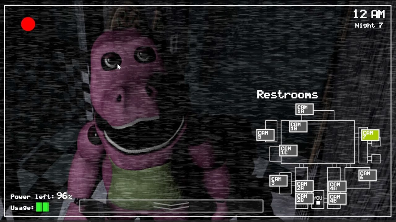 I added the Barney to FNaF! (FNaF 1 Mods) - YouTube