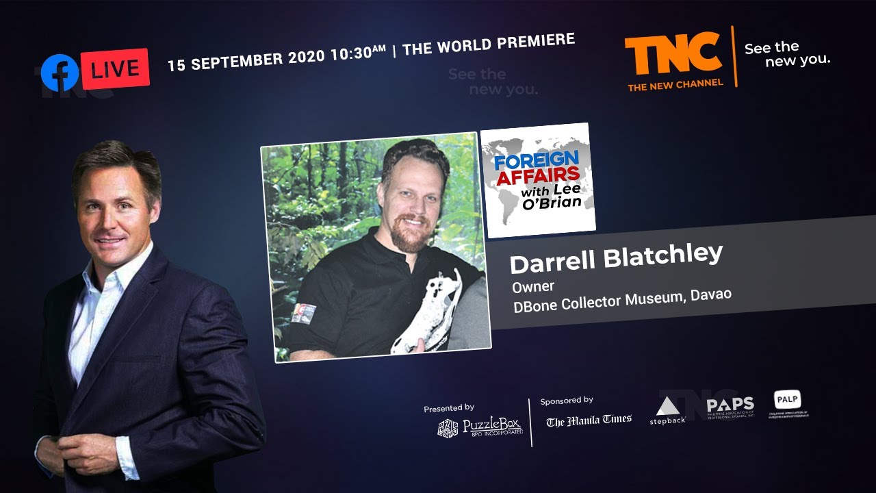 Season World Premiere | Darrell Blatchley on Foreign Affairs with Lee O ...
