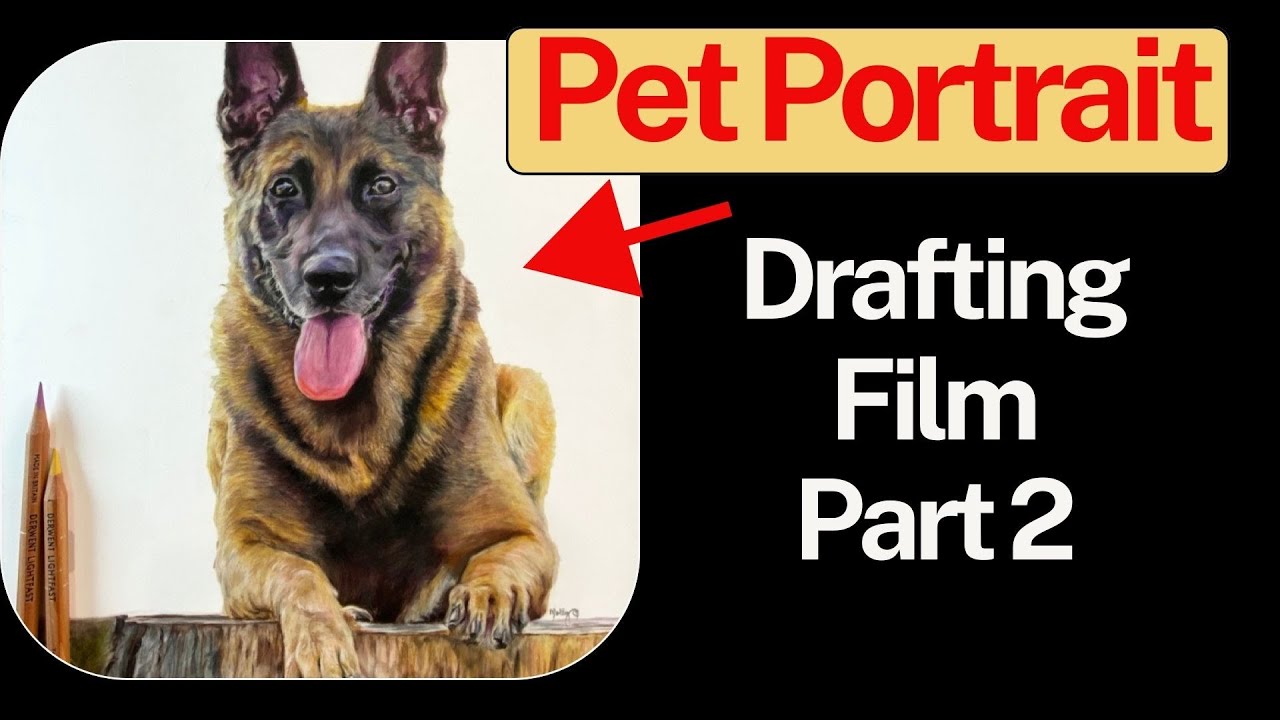 Colored Pencil on Drafting Film Techniques Part 2! - YouTube