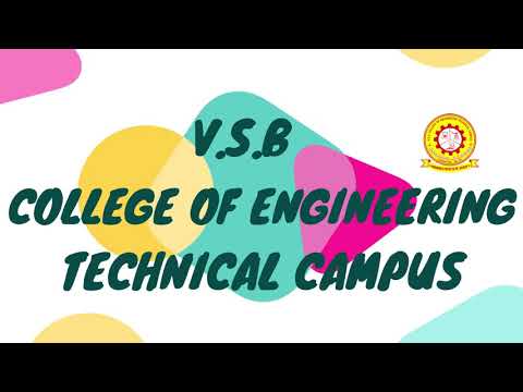 Campus Tour | VSB College of Engineering Technical Campus Coimbatore ...