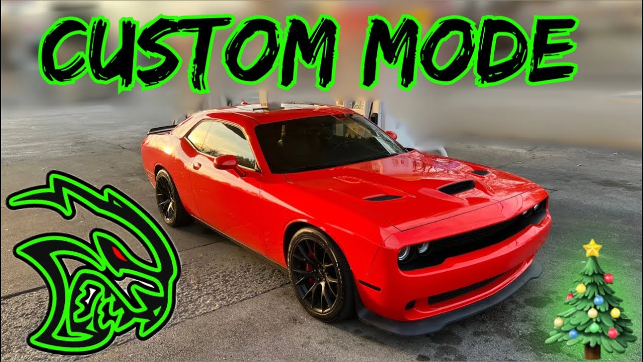 CHALLENGER HELLCAT CUSTOM MODE POV🎄🐈‍⬛*VLOGMAS DAY 19* - YouTube