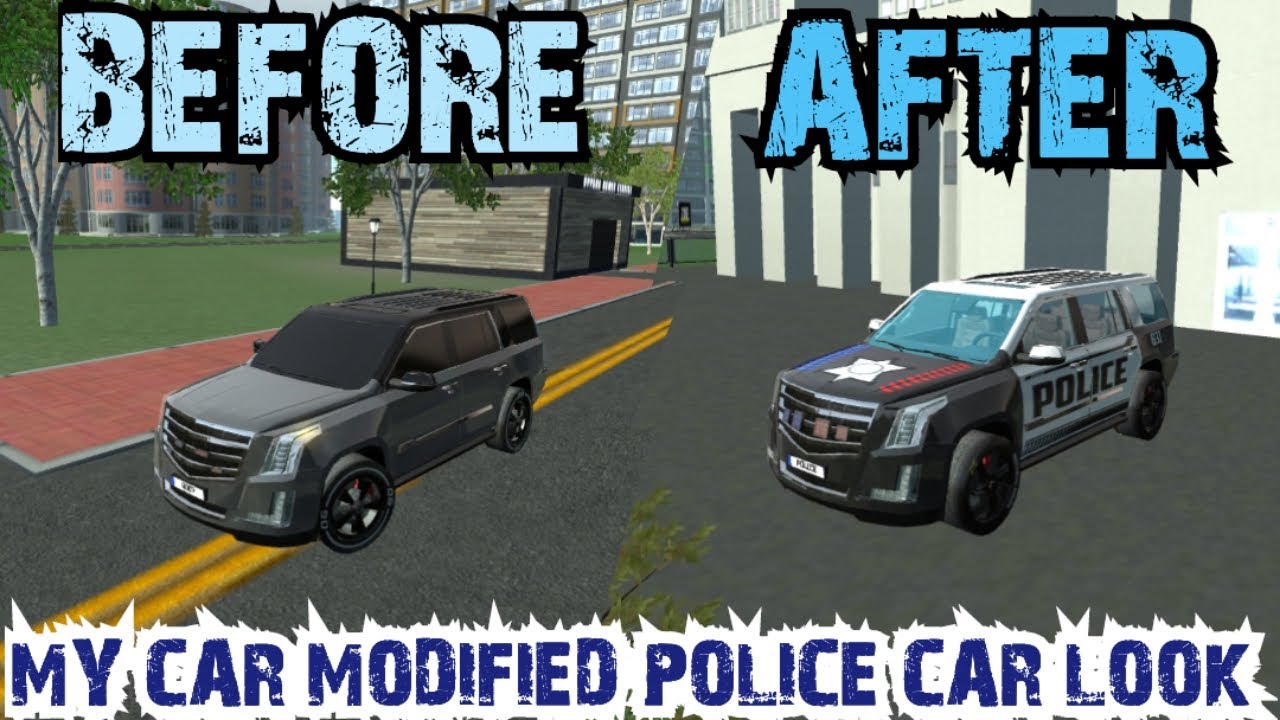 MY CAR MODIFIED POLICE CAR LOOK IN CAR SIMULATOR 2 GAME VIDEO - YouTube