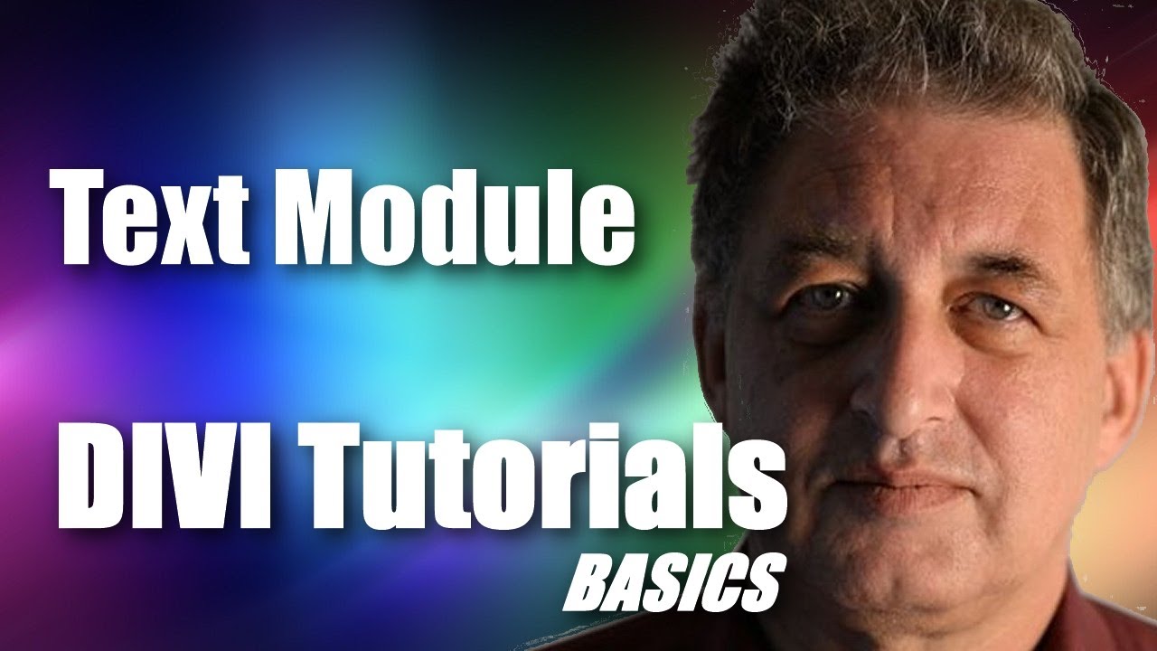 #12 DIVI Theme Tutorial for Beginners - DIVI Text Module - YouTube