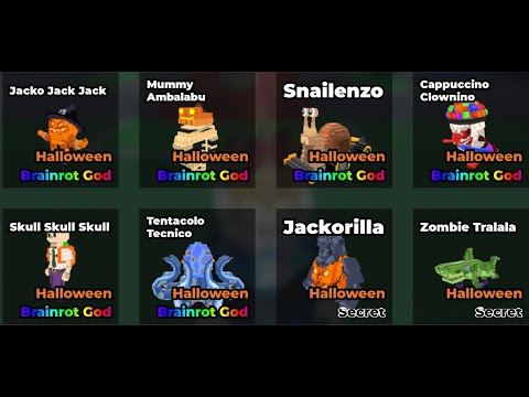 getting the new halloween base in steal a brainrot - YouTube