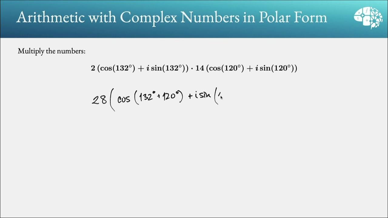 Multiplying Complex Numbers in Polar Form - YouTube