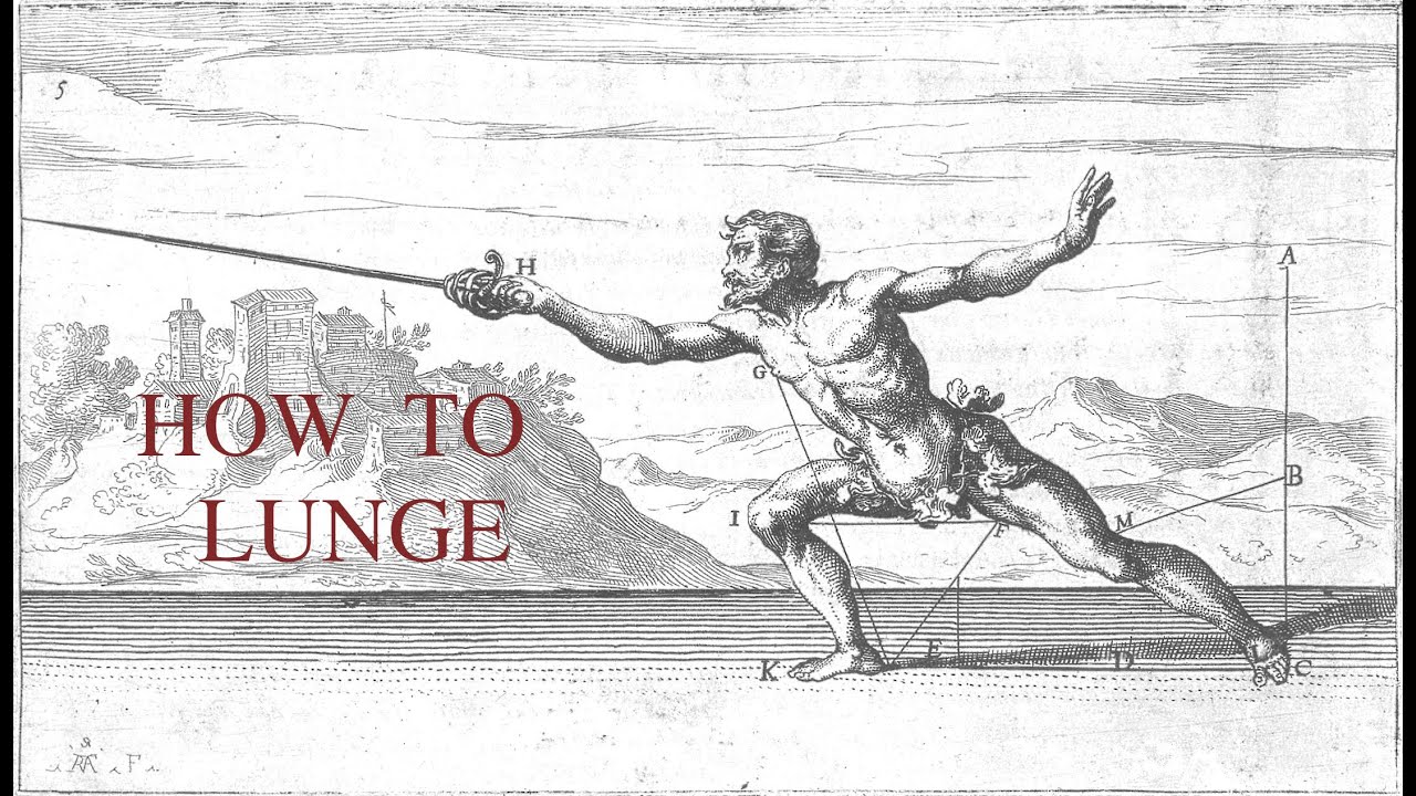 How To Lunge with a Rapier - YouTube