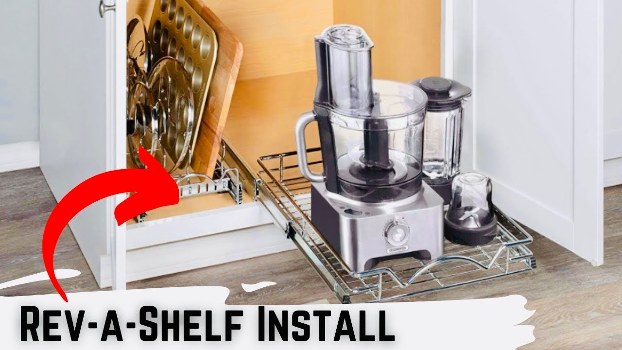 DIY | REV-A-Shelf SLIDING Kitchen Storage ORGANIZATION | NEW ...