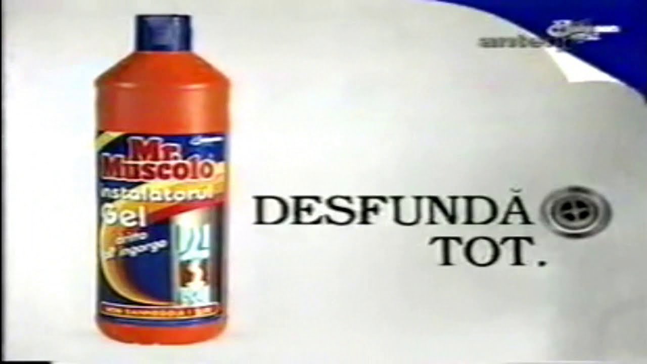 Reclama Mr.Muscolo (noiembrie 2000) - YouTube