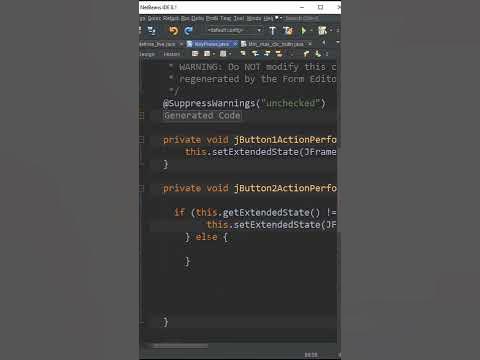 Minimise Maximise Close in java #shorts - YouTube