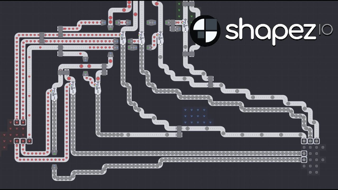 Shaping A Shape Factory ~ Shapez.IO - YouTube