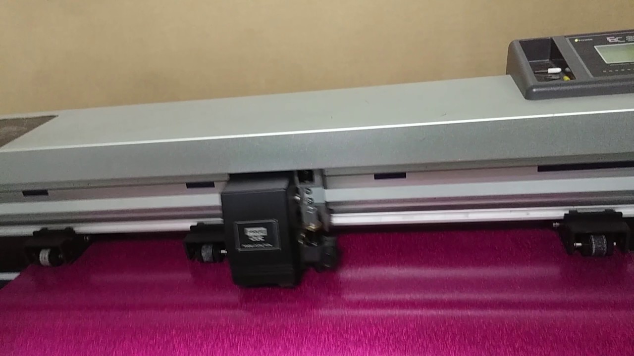 plotter cutting work 1 - YouTube