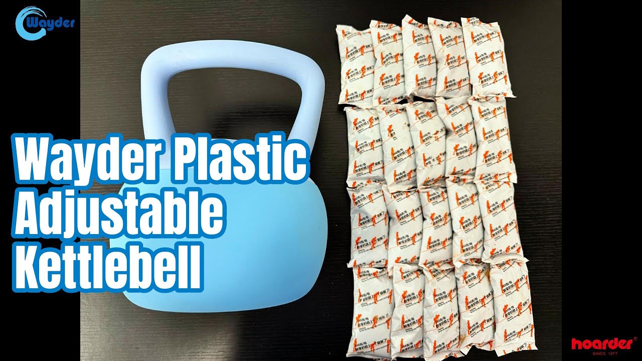 Wayder Plastic Adjustable Weight Fitness Kettlebell - YouTube