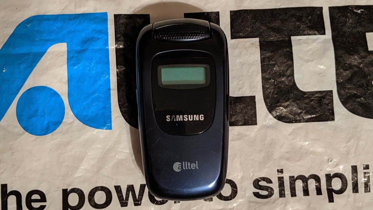 Alltel Wireless Samsung SCH-A645 - YouTube