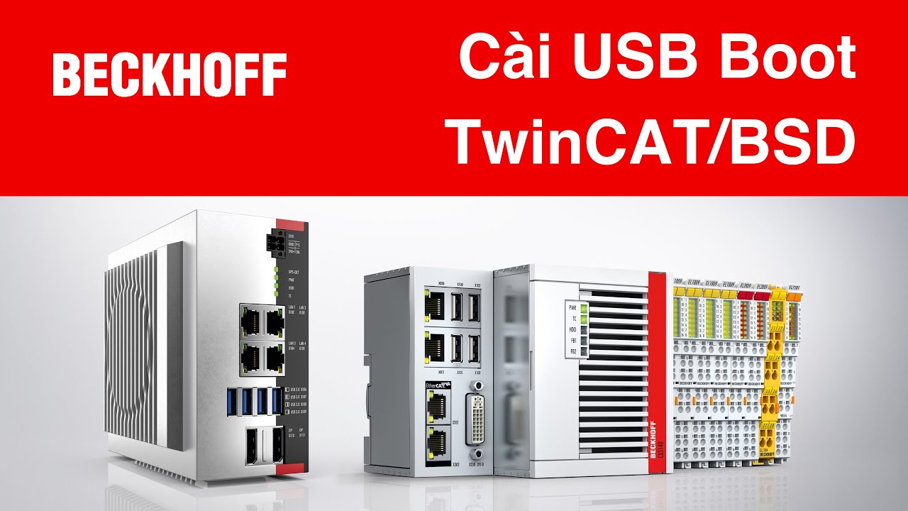 Hướng dẫn cài TwinCAT/BSD cho IPC Beckhoff | TwinCAT/BSD - YouTube