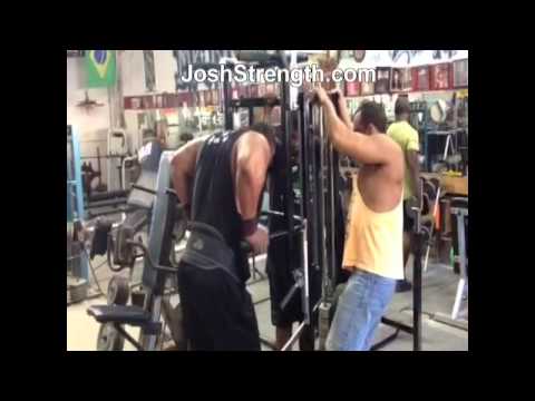 Big Al Davis Weighted Dips 340 x 5 - YouTube