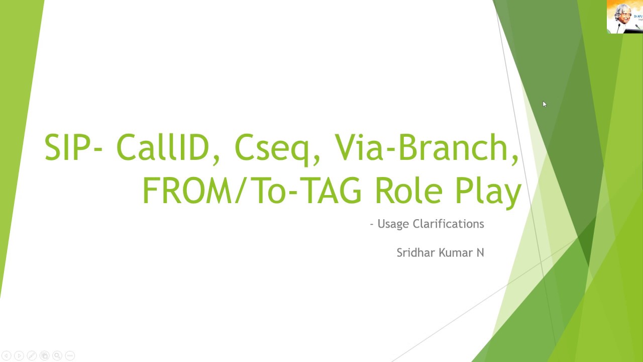 SIP - CallID, Cseq, Via-Branch, FROM/To-TAG Role Play - YouTube