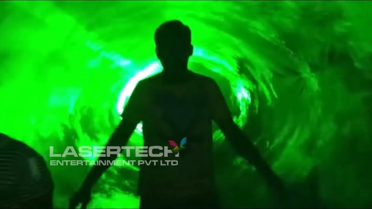 Laser Tunnel for Entrance - YouTube