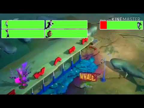 Shark Tale Final Battle with healthbars