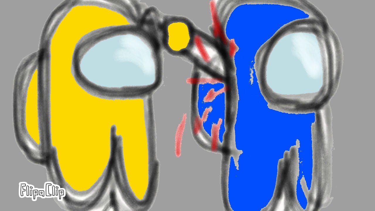 Among Us kill animation knife stab (GORE WARNING) - YouTube