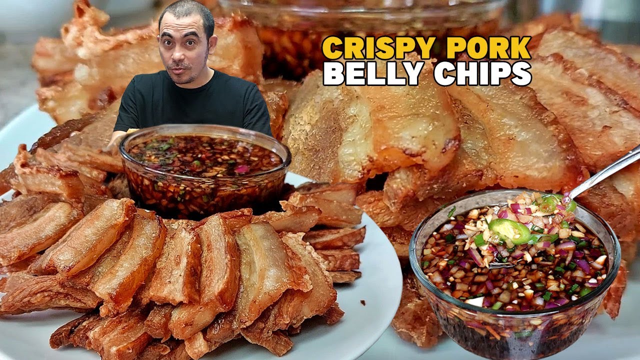 Crunchy and Delicious Crispy Pork Belly Chips! - YouTube