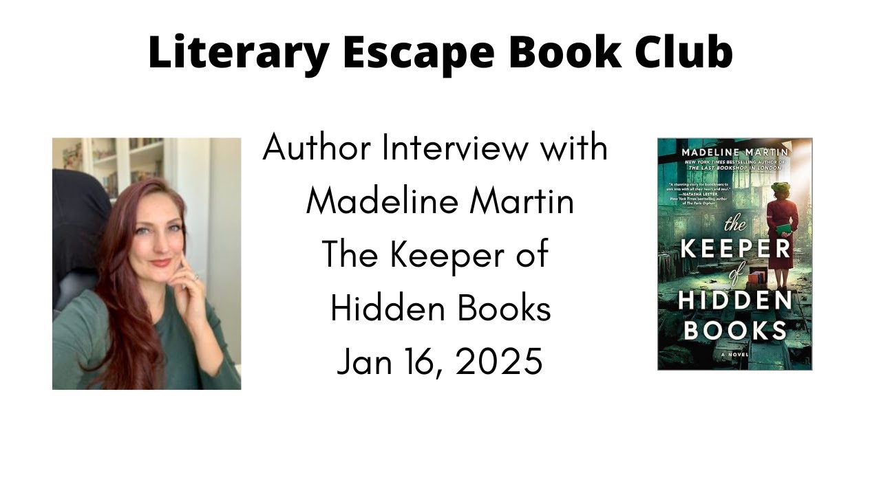 Interview with Madeline Martin: The Keeper of Hidden Books - YouTube