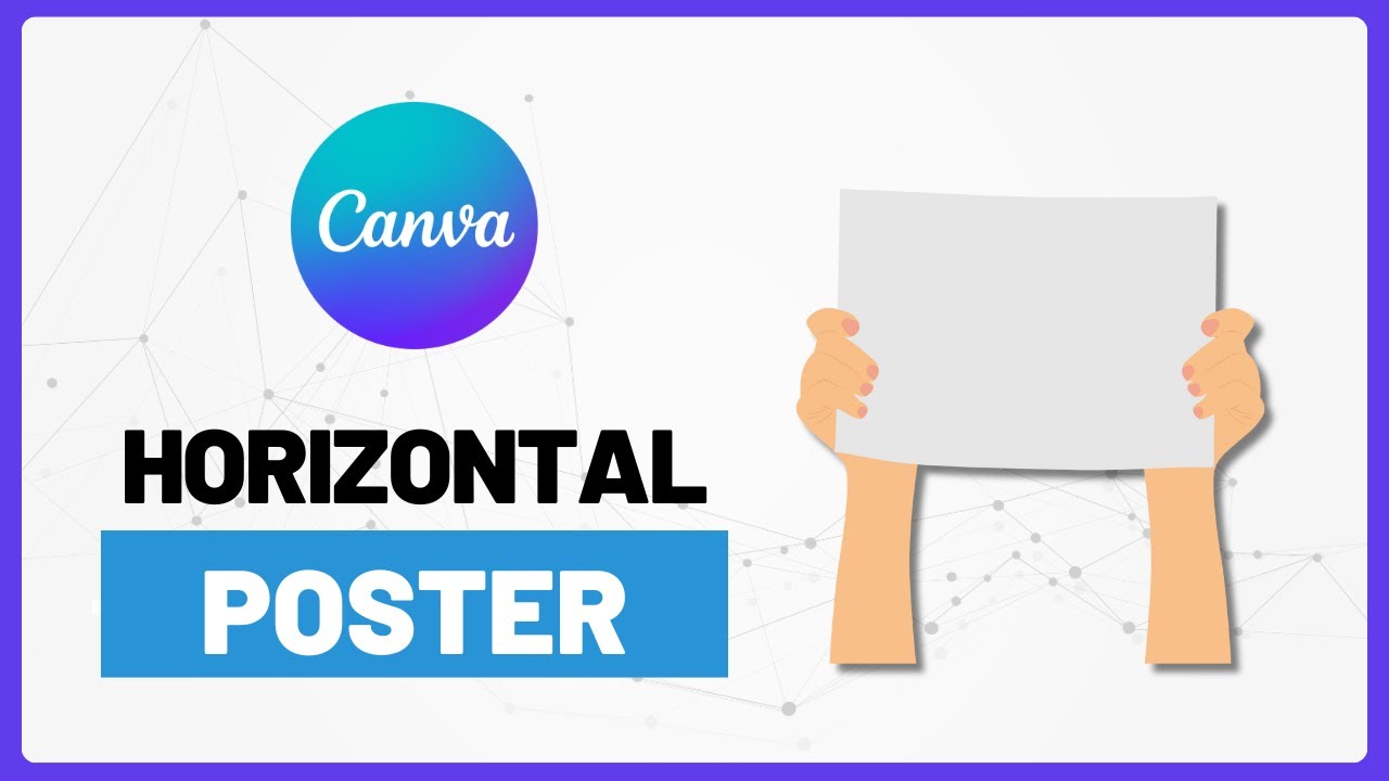 How to Change a Poster to Horizontal Layout in Canva - YouTube
