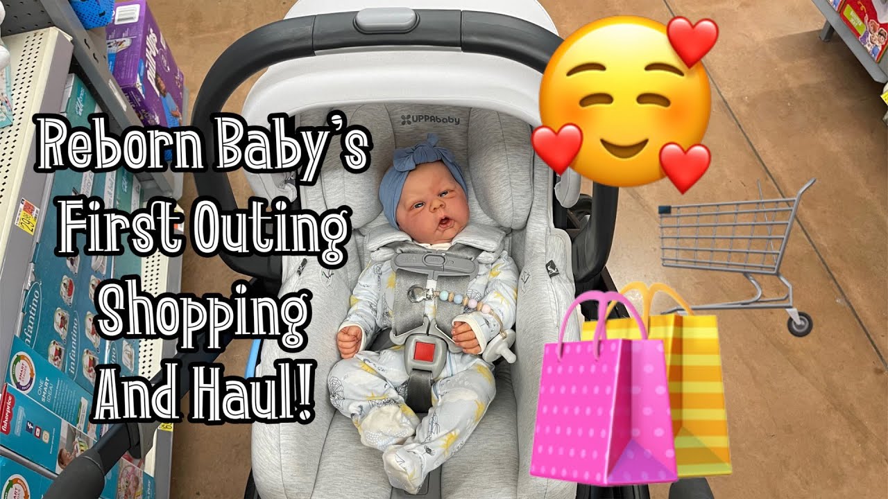 Reborn Baby's First Outing Shopping And Haul! Marshall's And Walmart ...