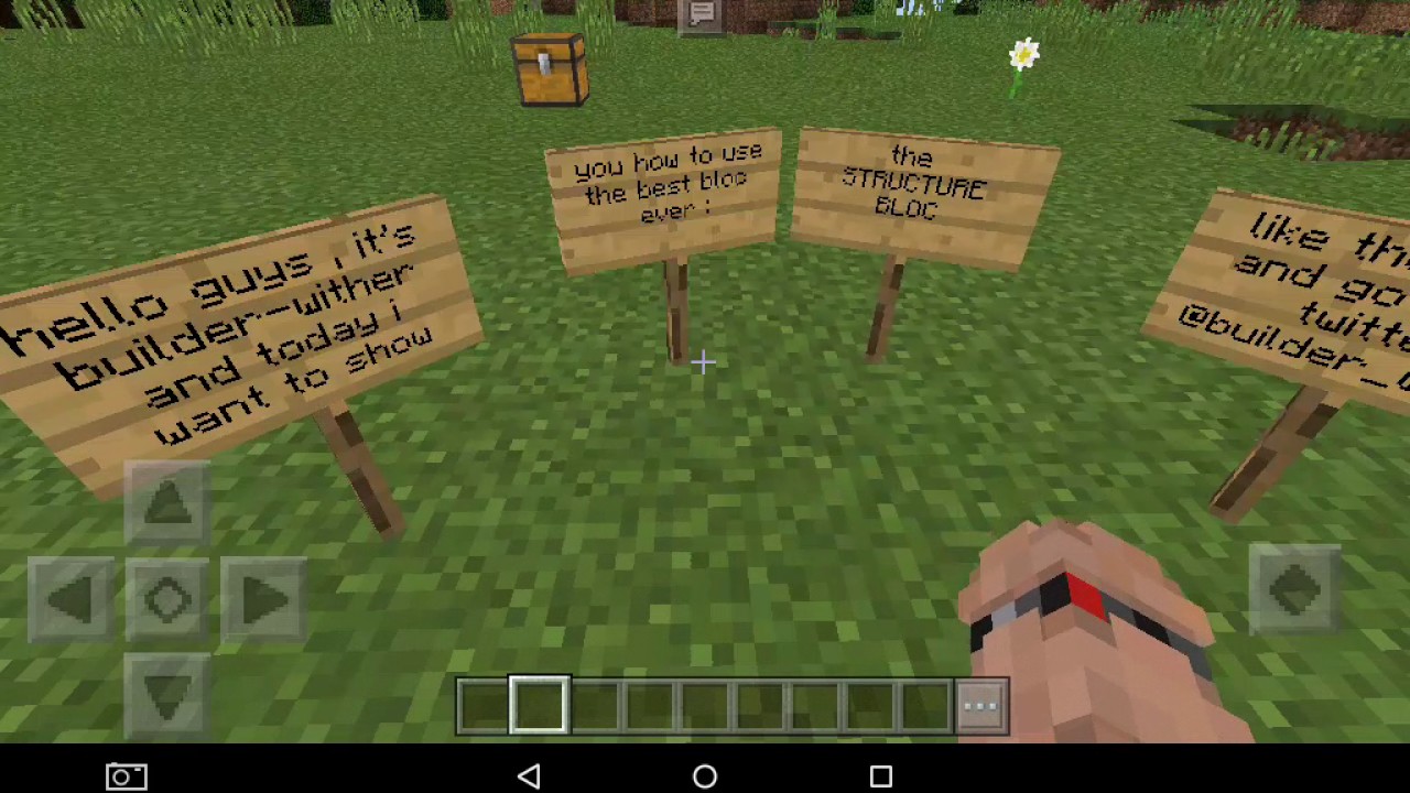 How to use the structure block - YouTube