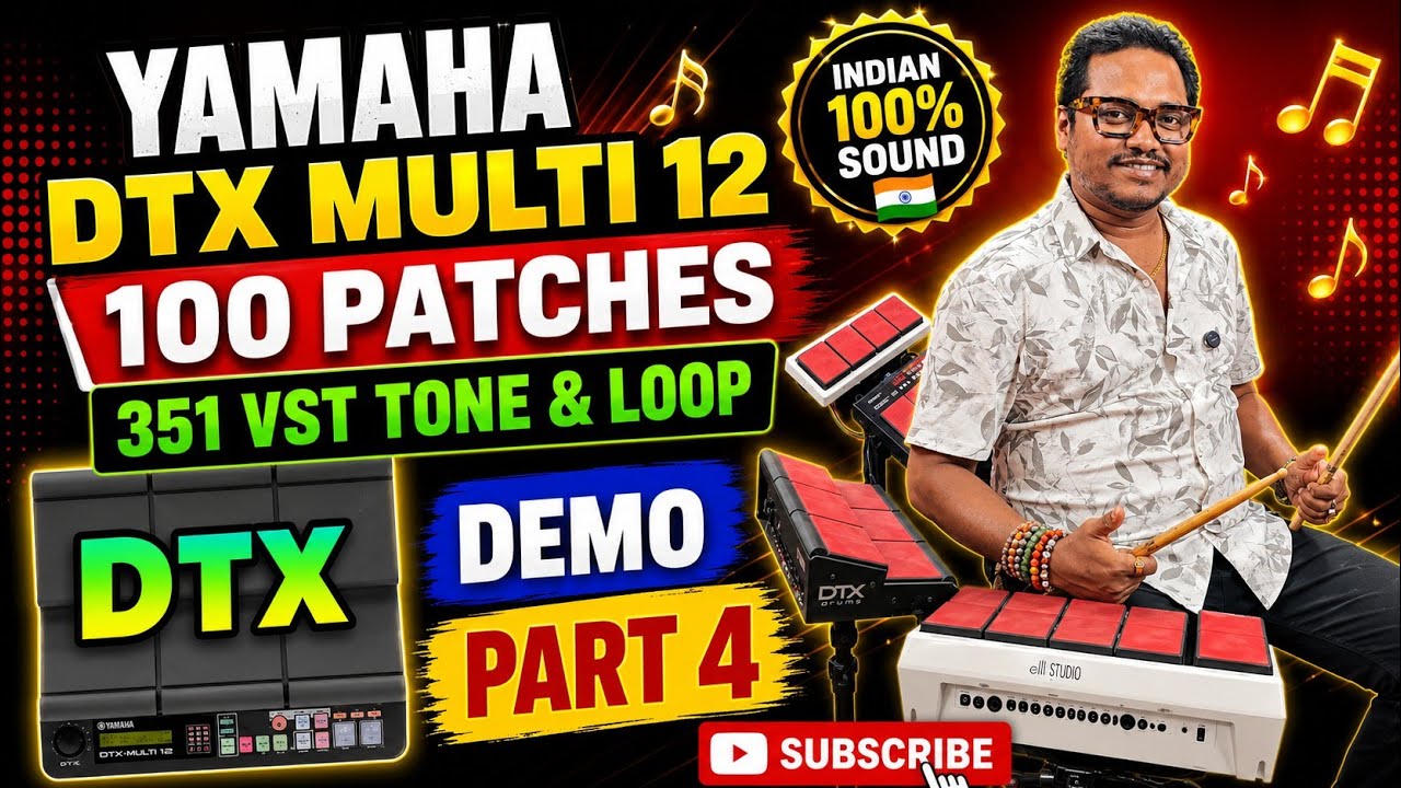 Yamaha Dtx Multi 12 Ultimate Backup 100 Demo Bubai Das Octapad ...