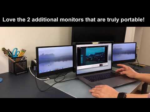 WESTHOD 12" Laptop Monitor Extender, Portable Monitor for Laptop HDMI ...