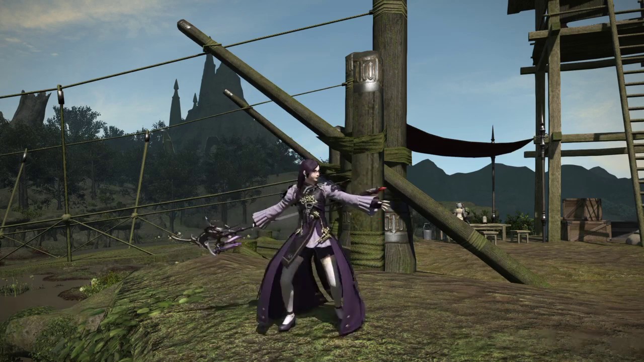 FFXIV: Custom High Allagan White Mage Outfit - YouTube