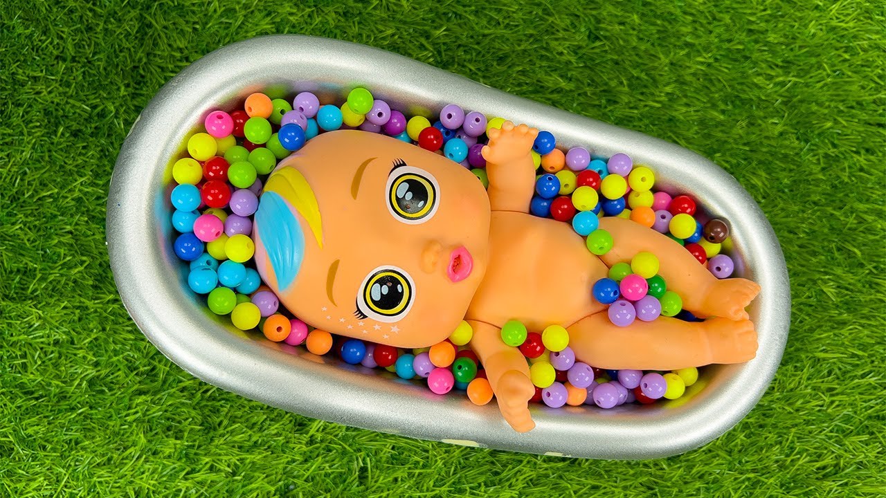 Magic M&M’s Melting & Precise Slime Slicing in Water | ASMR Delight 🍬 ...