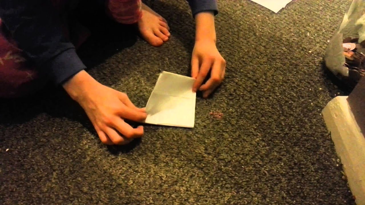 How to make an origami snapper the easy way - YouTube