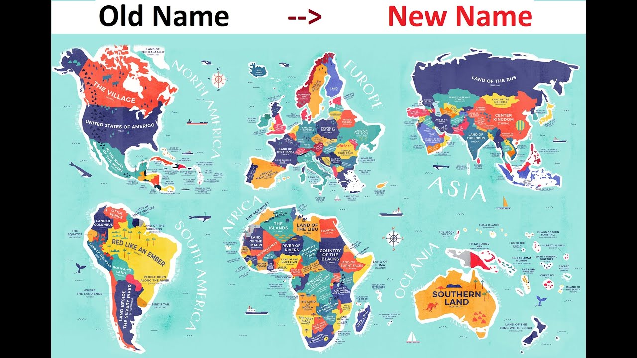 Old Name of Countries || New Name of Countries - YouTube