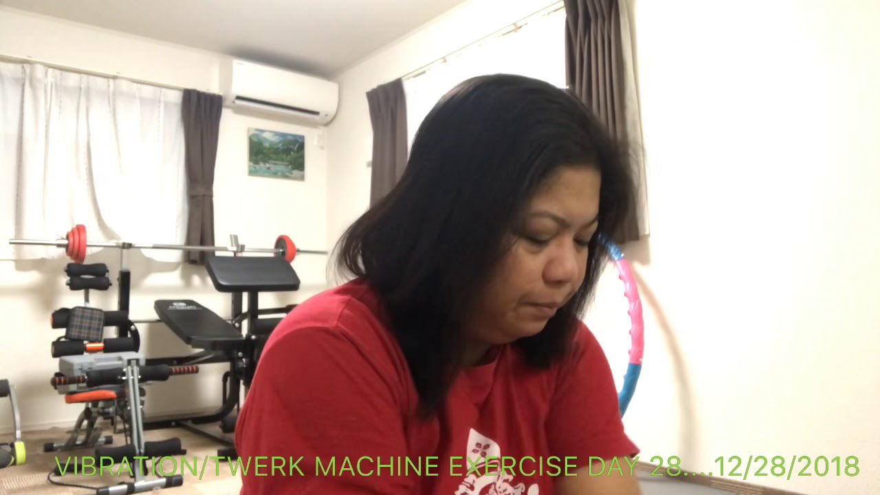 #203 HOW I LOSE WEIGHT EXERCISE | VIBRATION,TWERK MACHINE DAY 28 - YouTube