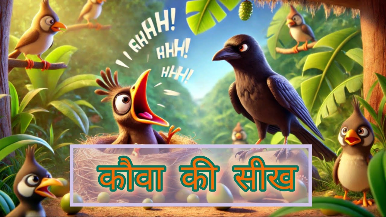 Crow And Bulbul| Kauwa Ki Sikh|Moral Story|Hindi Moral Story|Hindi ...