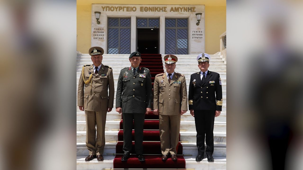 Επίσημη Επίσκεψη Αρχηγού Άμυνας της Ρουμανίας - YouTube