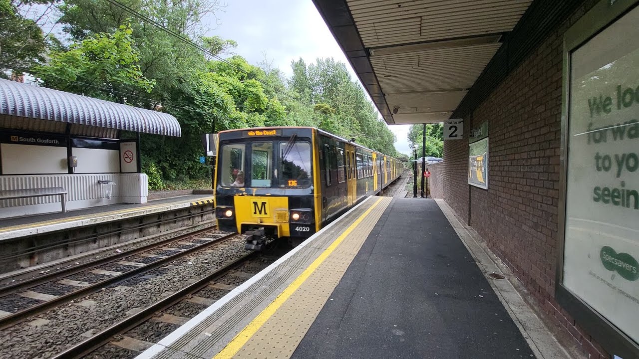 Tyne and Wear metro class 994's at South Gosforth 7/8/24 - YouTube