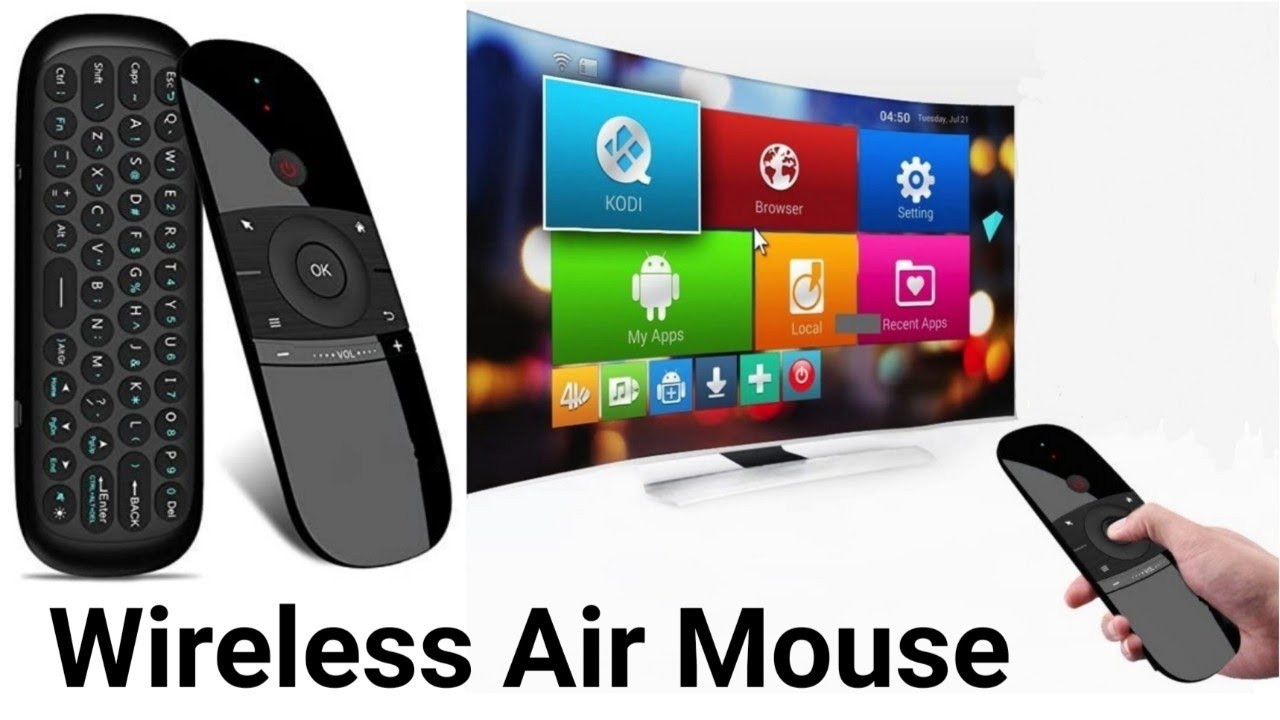 Wechip Air Mouse / Air Remote / Handy Keyboarad / Game Remote - YouTube