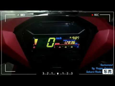 Modifikasi speedometer HONDA VARIO 150 2019 negatif rainbow - YouTube